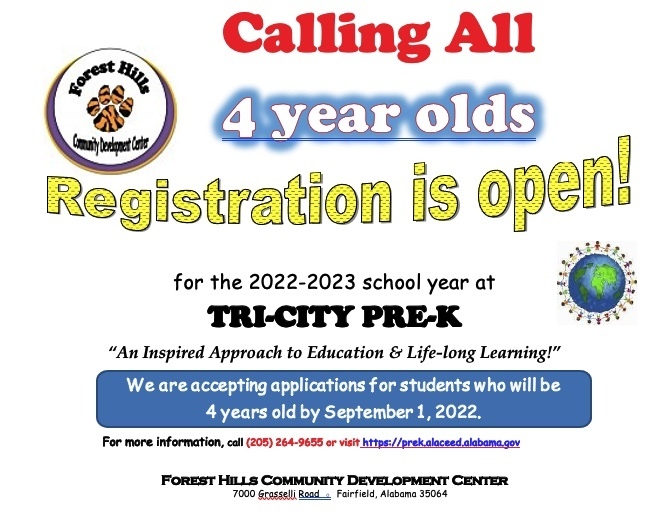 Pre K Registration Is Now Open Fairfield City Schools Pre K Registration Is Now Open Fairfield City Schools